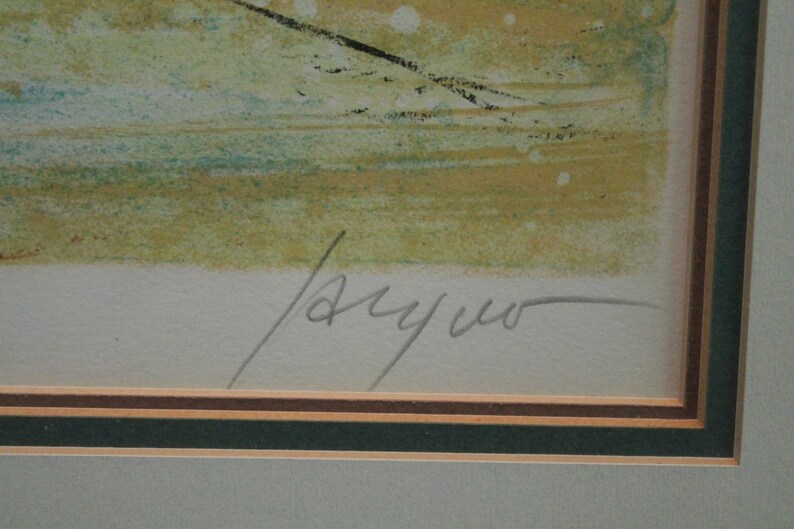 Pierre Jacquot (1929-2009) Paris Cityscape Lithograph Pencil Signed ...