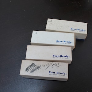 Rare Ever-ready Shaving Brush Box Lot 4 Two-piece Boxes & 1 Two-piece ...