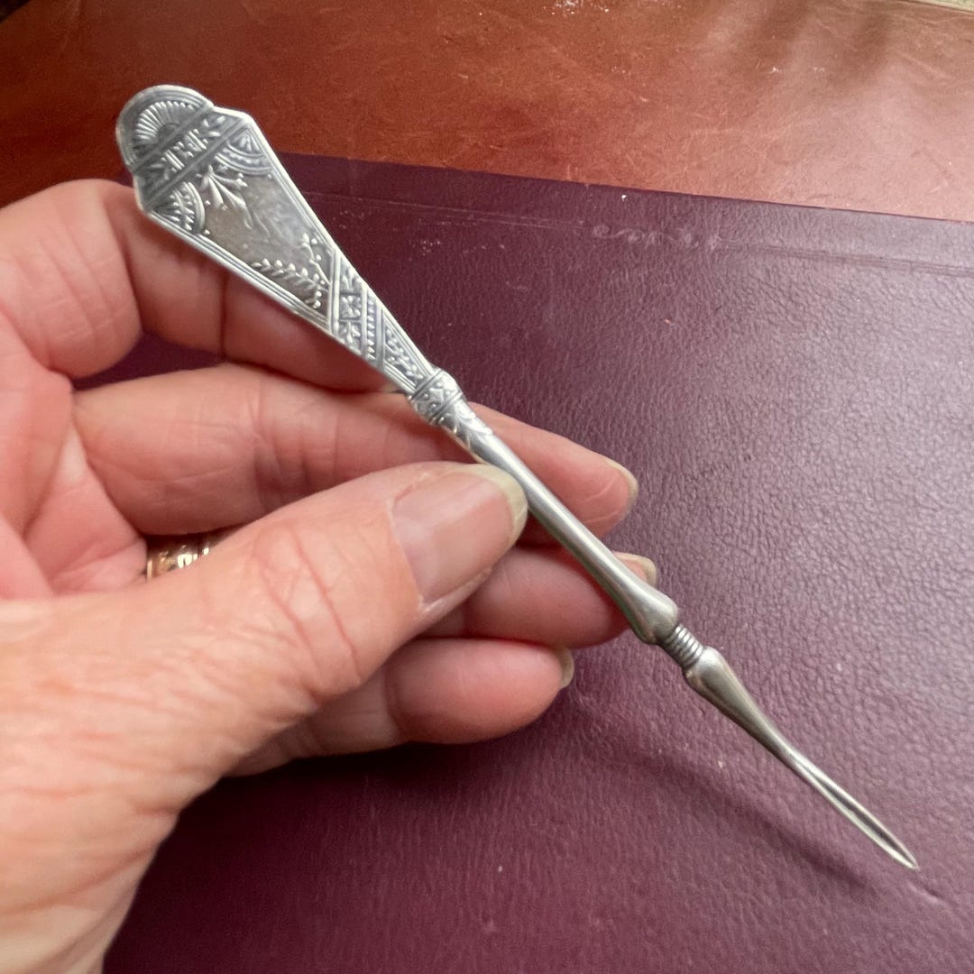 Silverplated Nut Pick Late 1800s Aesthetic Movement Pattern Wm Rogers ...