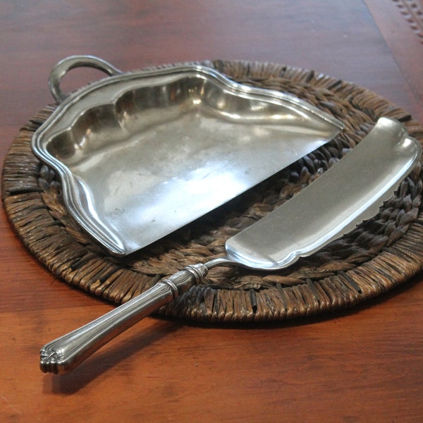 Silverplate Crumb Tray - Etsy