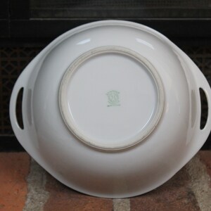 Noritake Lusterware Bowl Two-handled W/ Green M (morimura) Wreath Mark ...