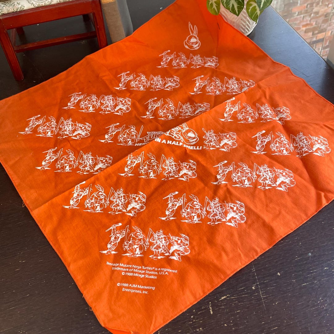 1988 Teenage Mutant Ninja Turtles Bandana From Mirage Studios AJM ...