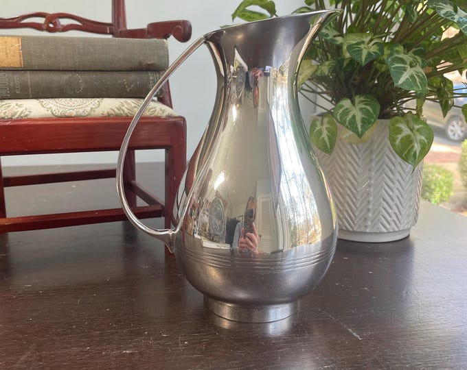 Kent Silver Pitcher Circa 1950 EPNS Silverplate 9" Water Jug - Etsy