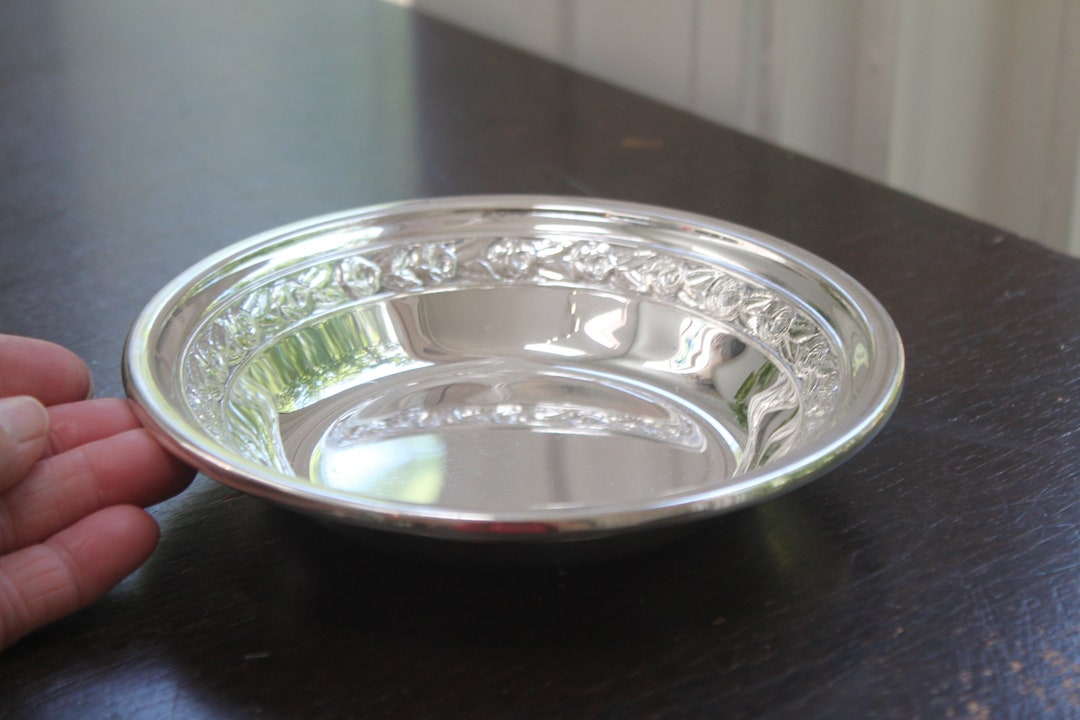 Reed & Barton 'roses' Pattern 6 Bon Bon Bowl Silverplated Hollowware ...