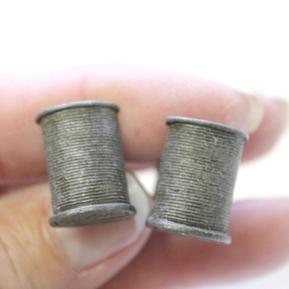 Rare Vintage TALON CUFF LINKS Sewing Thread Spool Advertising | Etsy