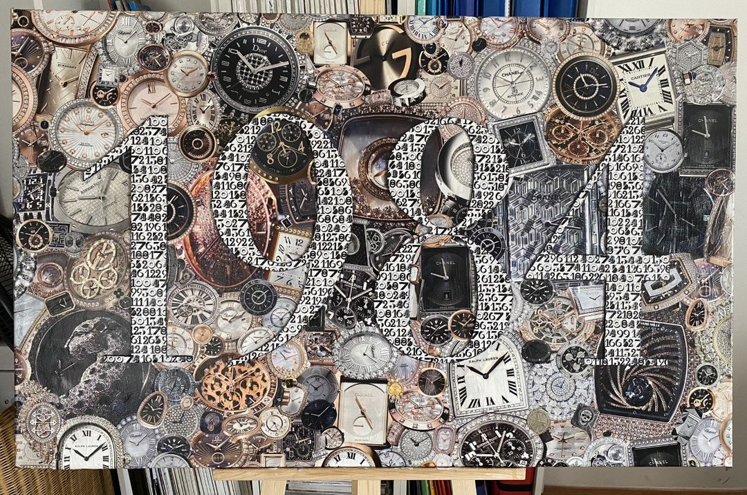 Collage Painting 1984 - Etsy