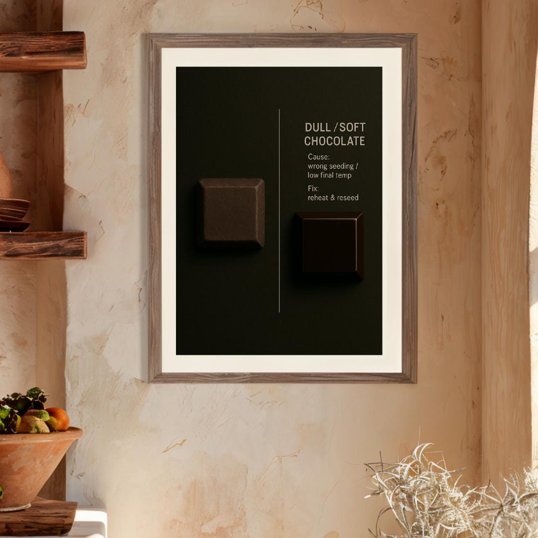 Chocolate Dull - Soft Guide – Moody Mini Cocoa Art – Printable Wall Art ...