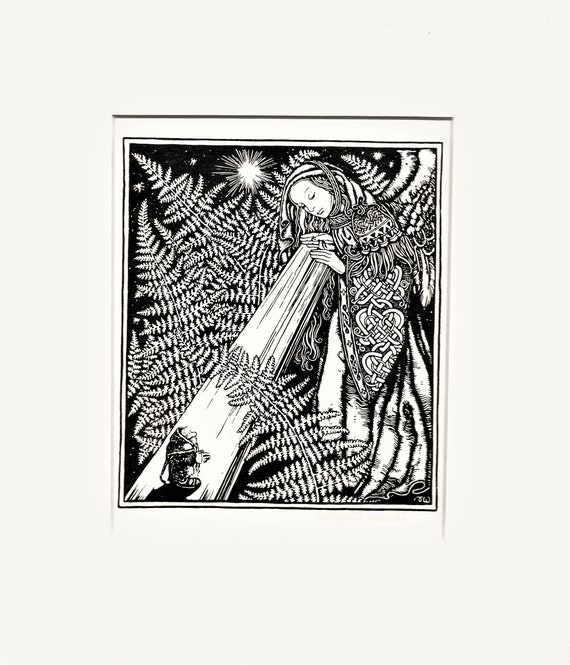 Dwarf Friend Woman ANGEL Proserpina 1980 Vintage Picture by - Etsy