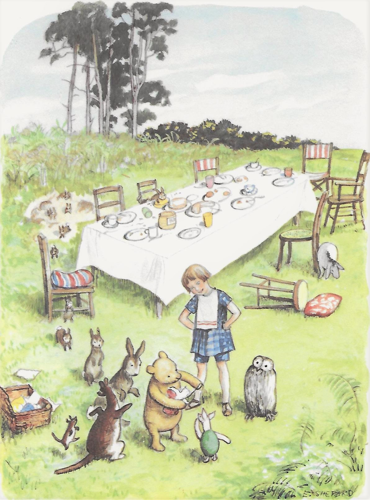 Winnie the Pooh Bear Vintage MATTED 1957 Picture Owl TIGGER - Etsy