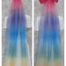 Rainbow Veil / Colourful Bridal Veil - Etsy
