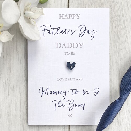 Expectant Father's Day Card Pregnant Father to Be - Etsy