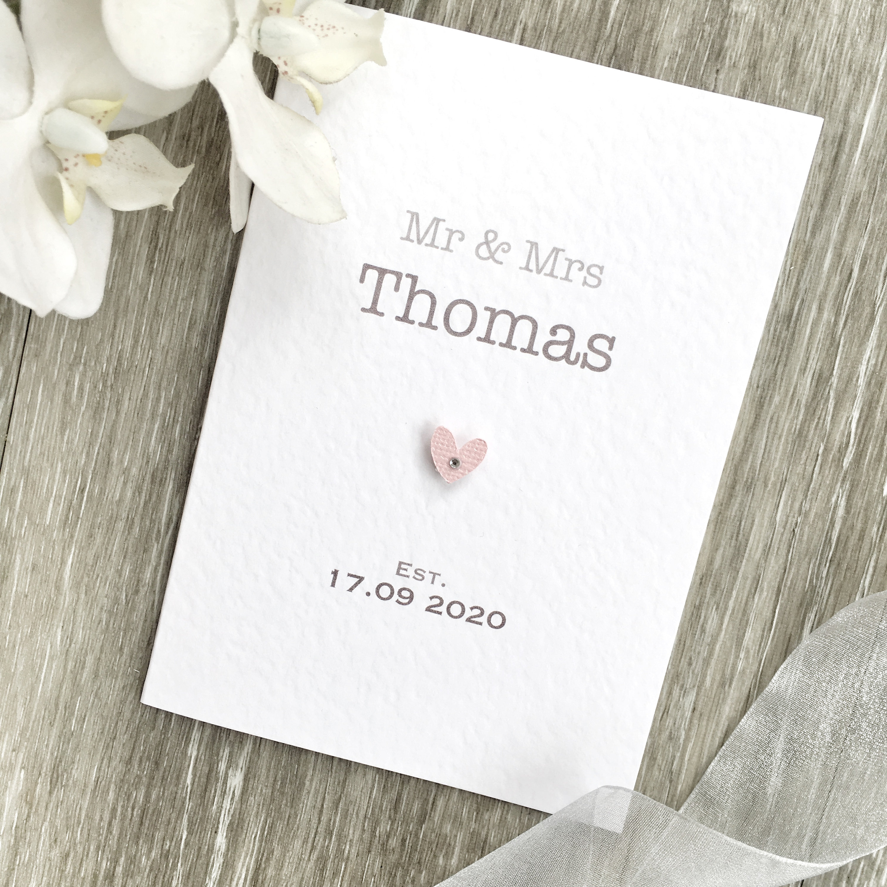 Personalised Card for an Engagement Wedding or Anniversary | Etsy