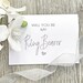 Will You Be My Ring Bearer Card, Ring Bearer Card, Card for Ring Bearer ...