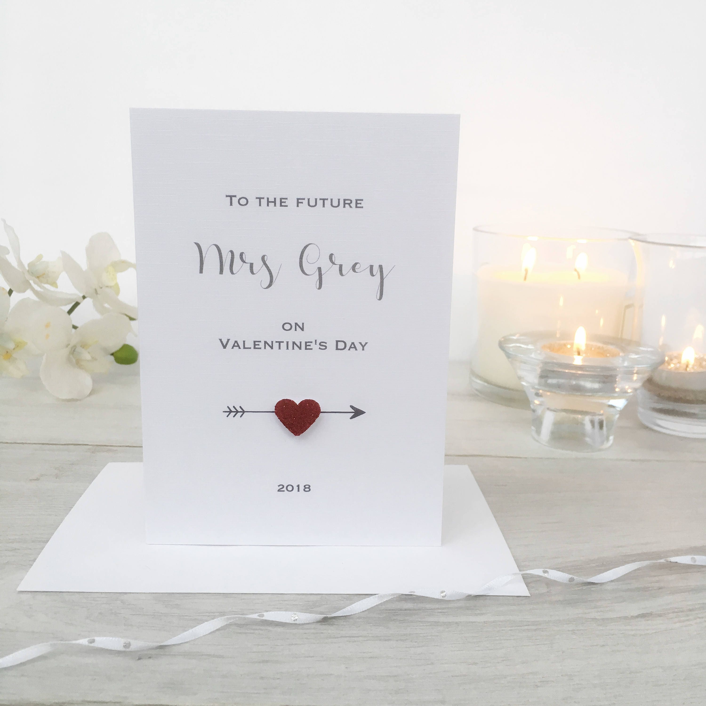 Personalised Future Mrs Valentine's Day Card, to the Future Mrs ...