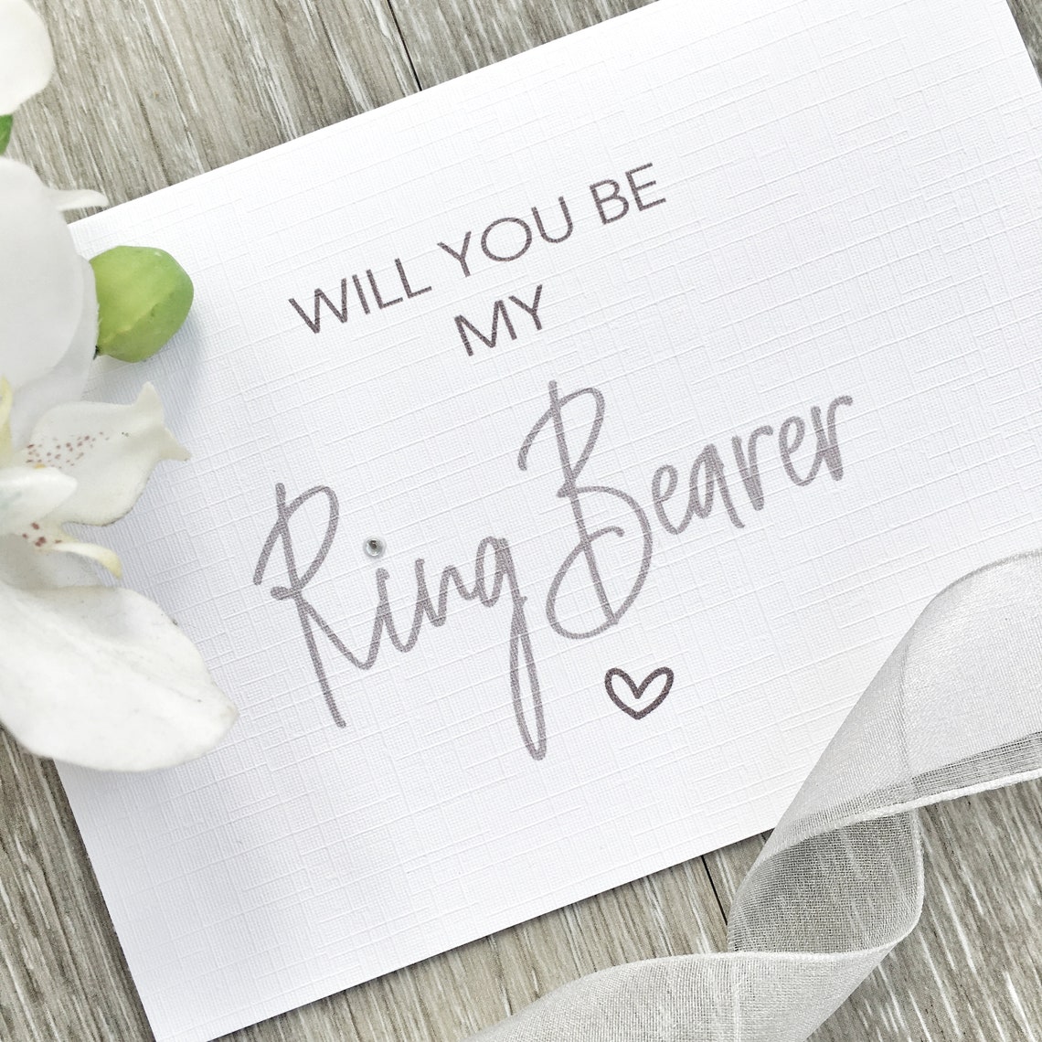 Will You Be My Ring Bearer Card Ring Bearer Card Card for - Etsy UK
