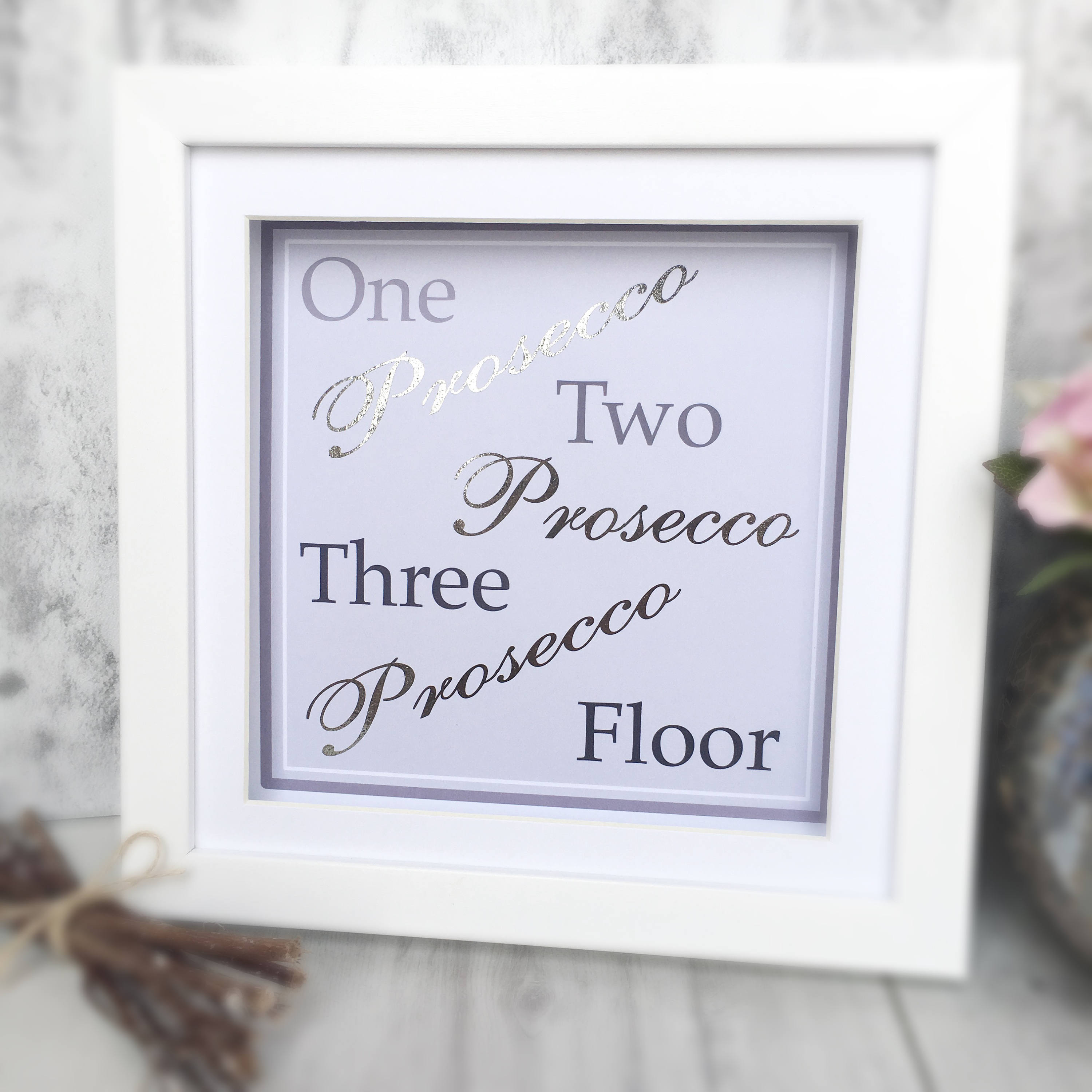 Prosecco Lover Prosecco Gift Foiled Prints Prosecco Sign - Etsy