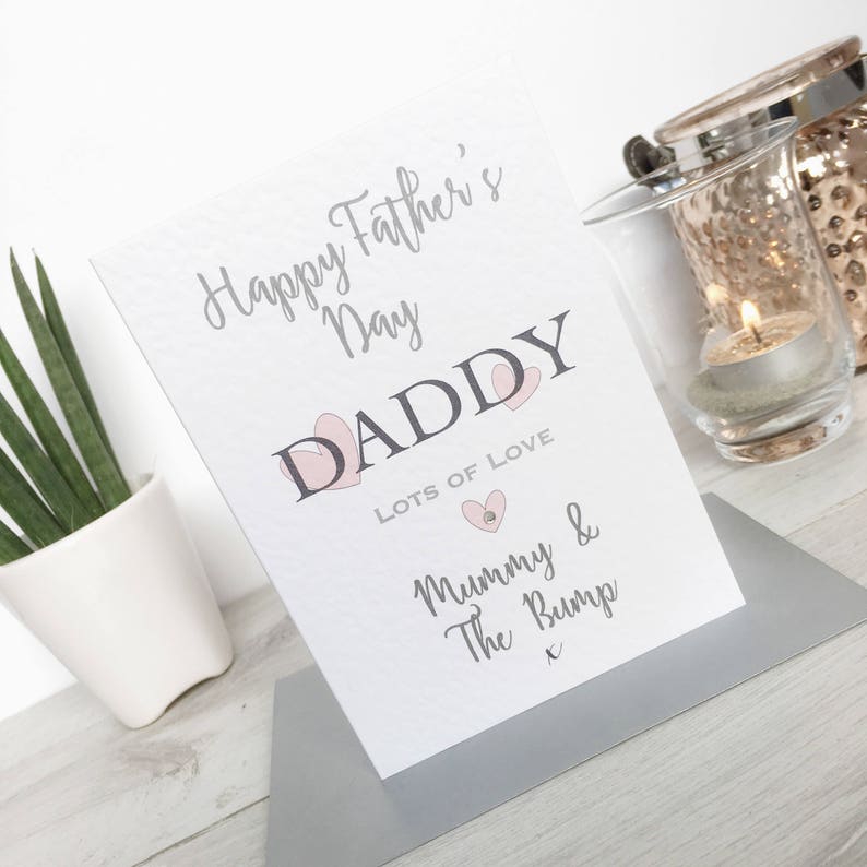 Personalised Fathers Day Card, Daddy to Be Fathers Day Card ...