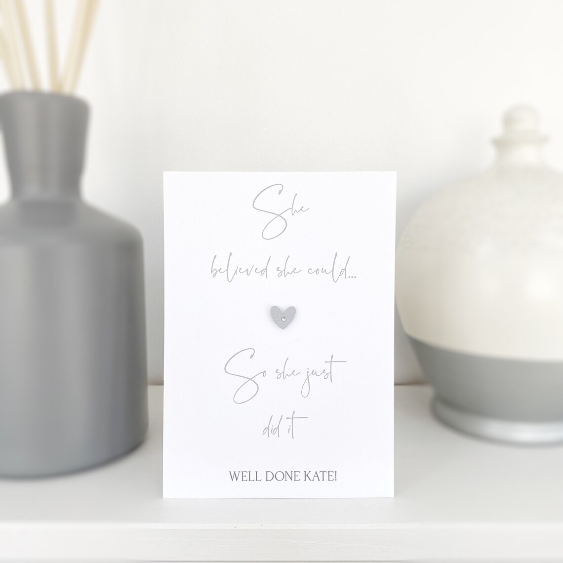 Personalised Well Done Card Congratulations Card You Did It | Etsy