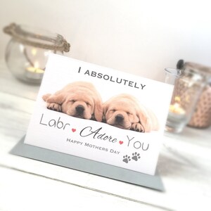 Mothers Day Card, Dog Mothers Day, Dog Mothers Day Card, Love You Card ...