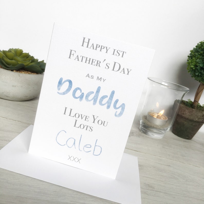 Personalised Fathers Day Card Fathers Day Card Card for - Etsy