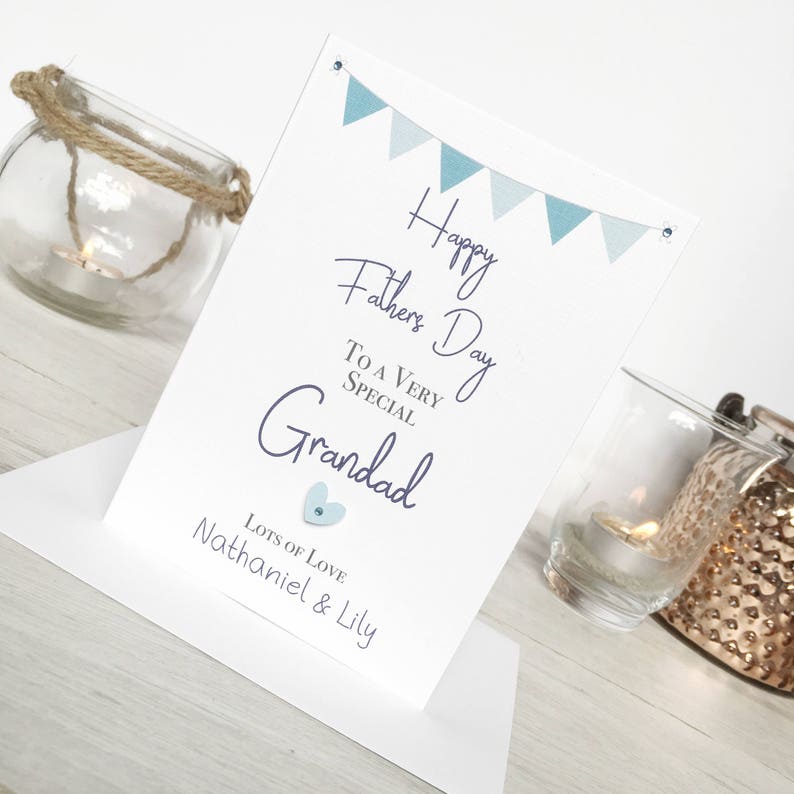Personalised Fathers Day Card Grandad Fathers Day Card Card - Etsy