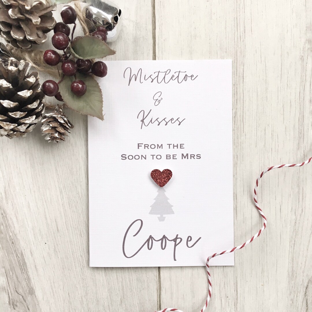 Christmas Card From the Soon to Be Mrs - Personalised Card From the ...