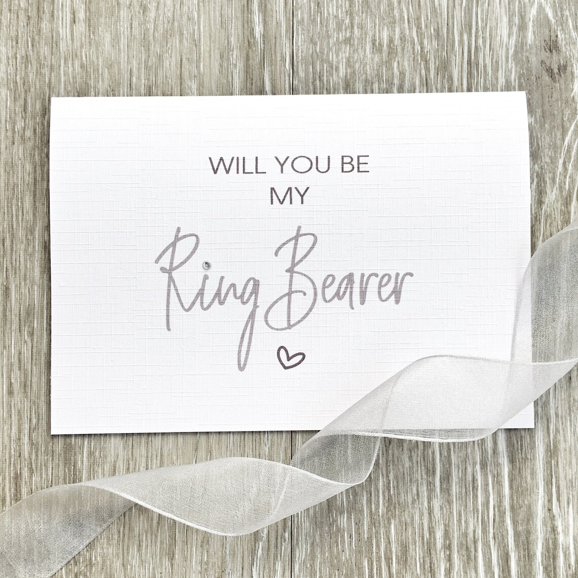 Will You Be My Ring Bearer Card Ring Bearer Card Card for - Etsy UK