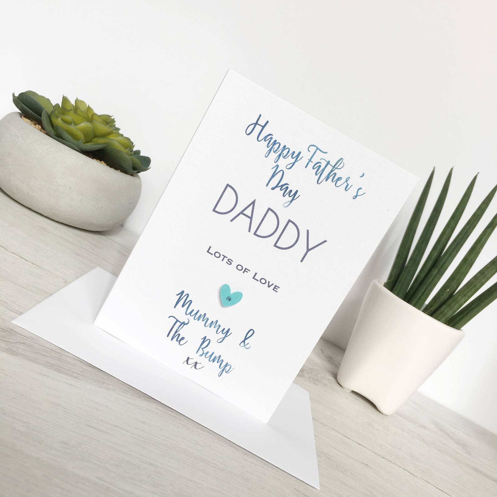 Personalised Daddy to Be Father's Day Card Daddy From | Etsy