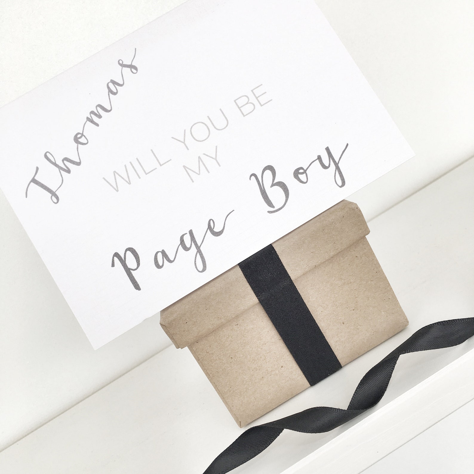 Page Boy Page Boy Card Will You Be Our Page Boy Card Card | Etsy