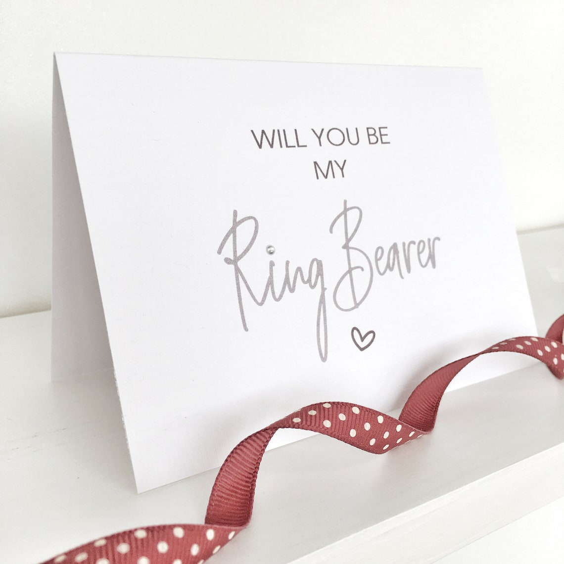 Will You Be My Ring Bearer Card Ring Bearer Card Card for - Etsy UK