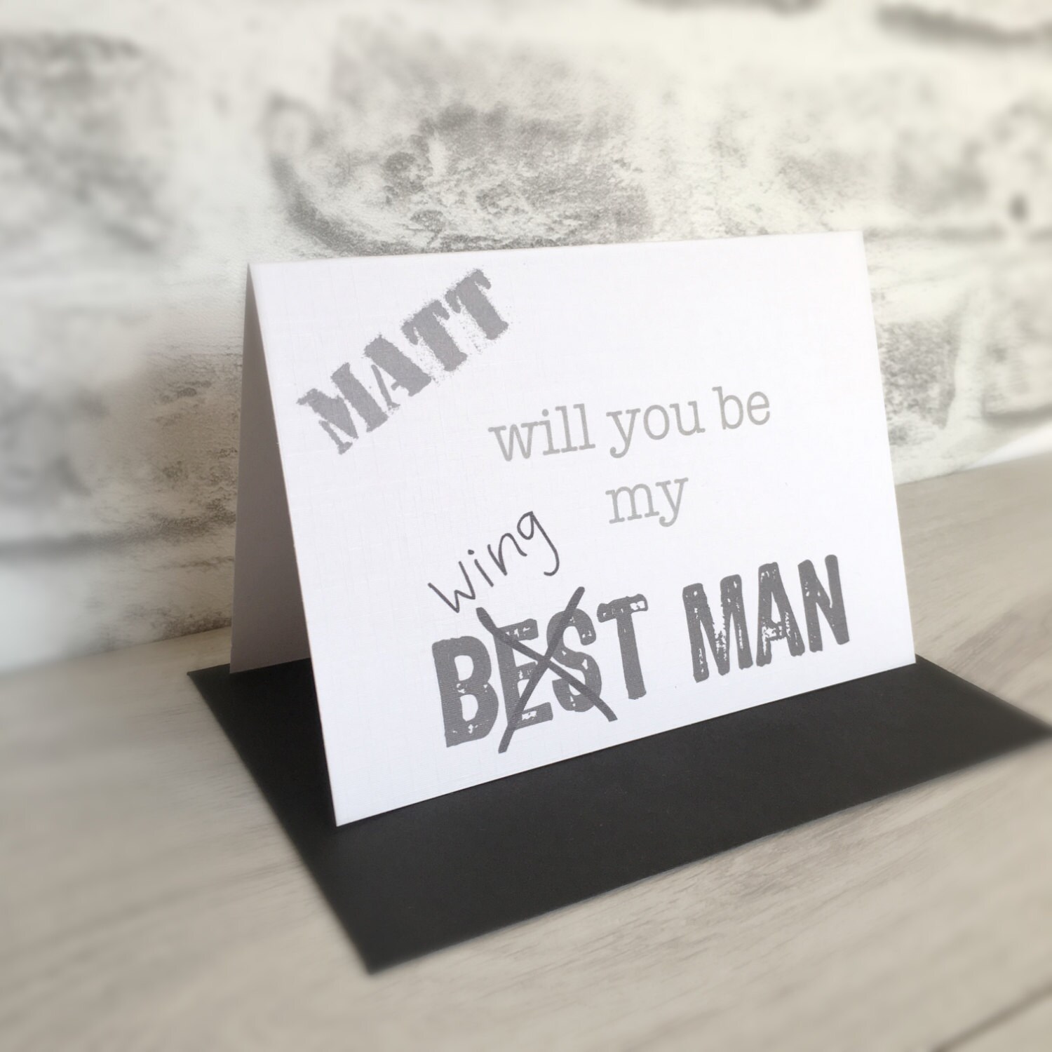 Best Man Best Man Proposal Will You Be My Best Man Card Be | Etsy
