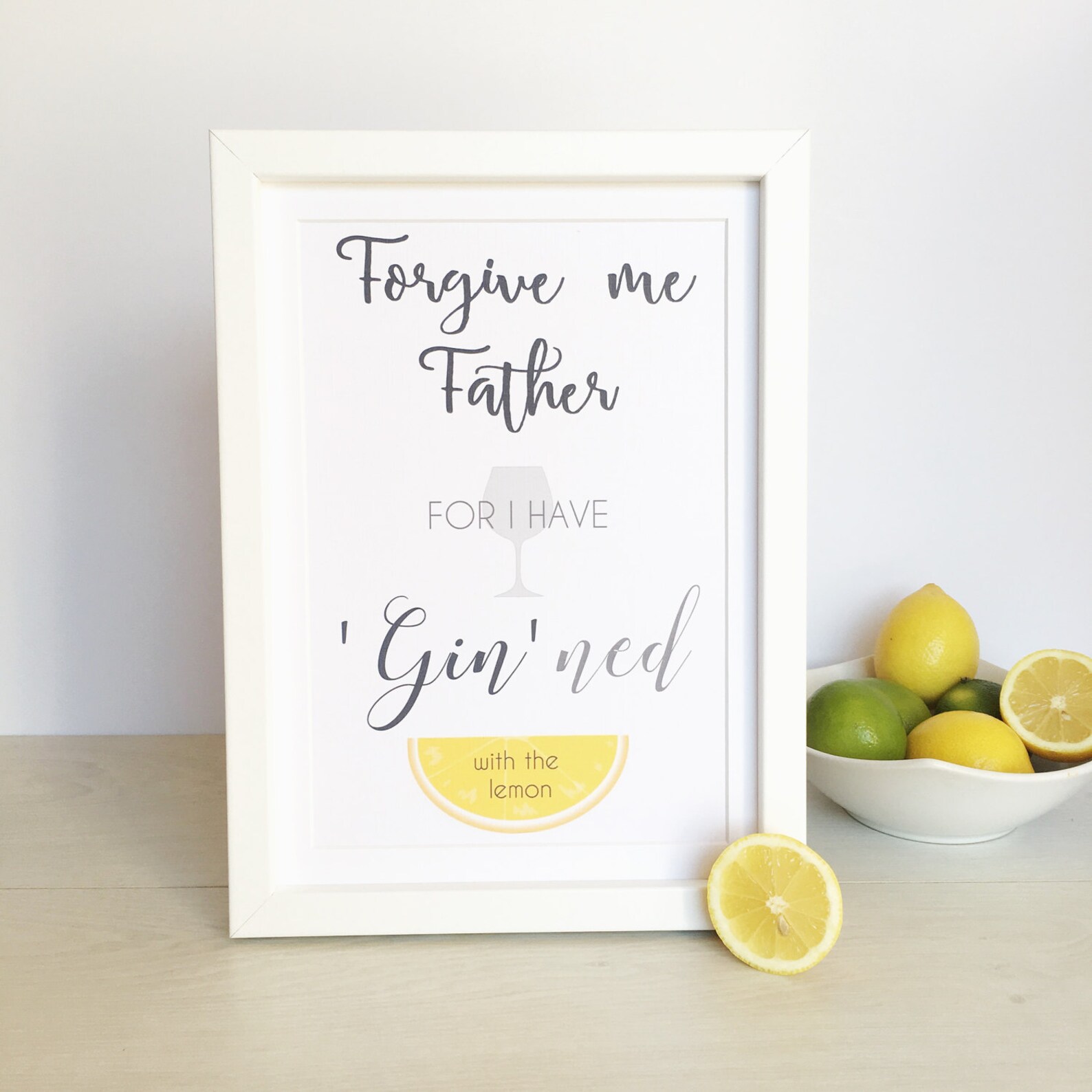 Gin Print Funny Gin Print Kitchen Art Kitchen Print Gin - Etsy