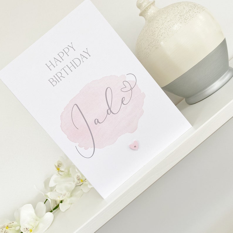 Personalised Birthday Card Happy Birthday Congratulations - Etsy