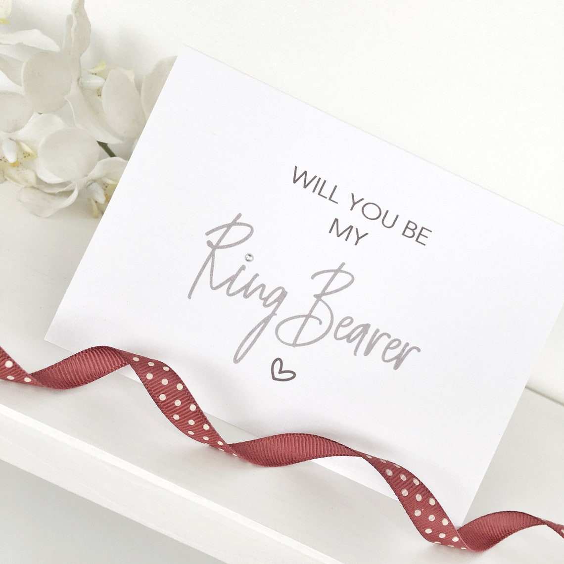 Will You Be My Ring Bearer Card Ring Bearer Card Card for - Etsy UK