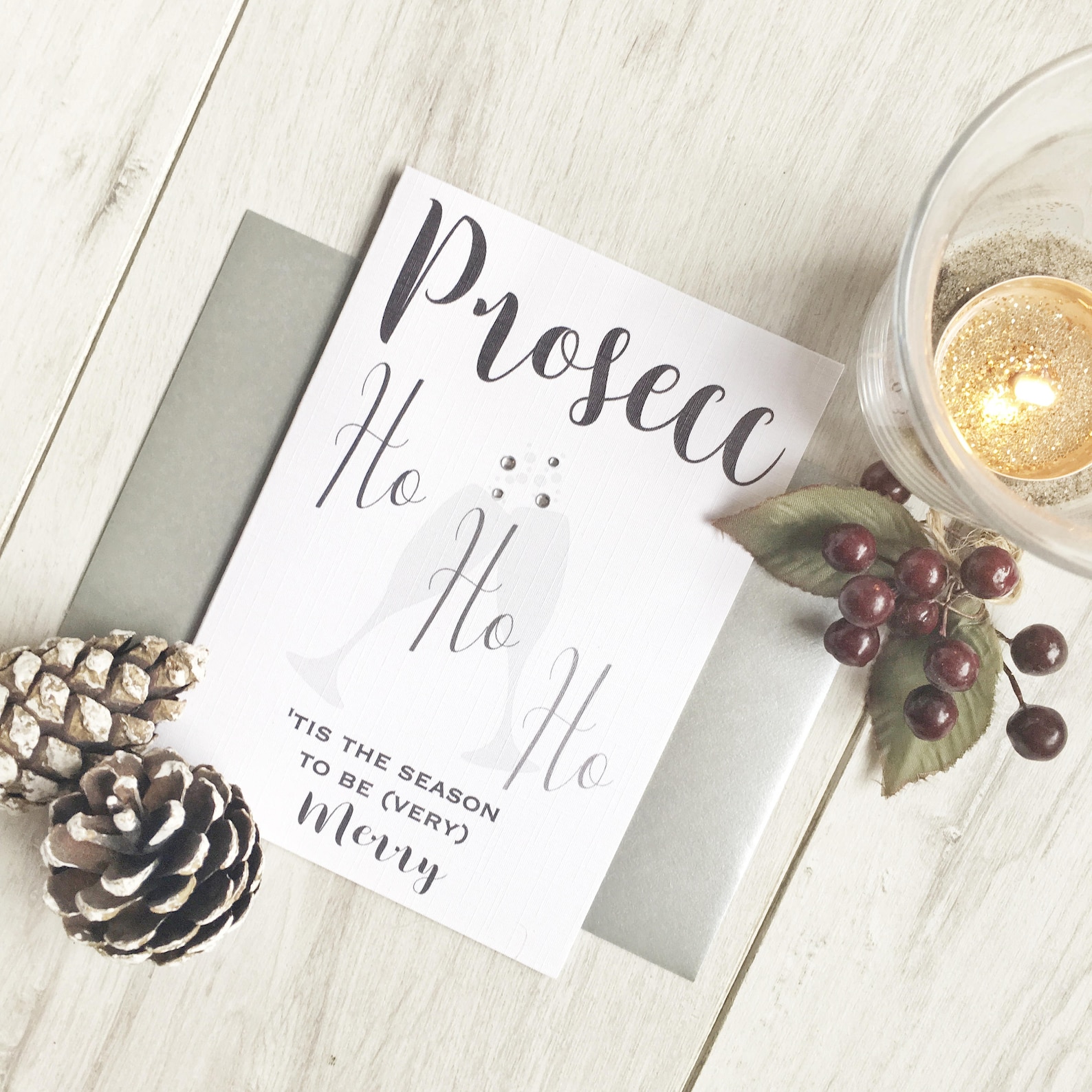 Prosecco Card Prosecco Christmas Card Friends Prosecco Card - Etsy UK