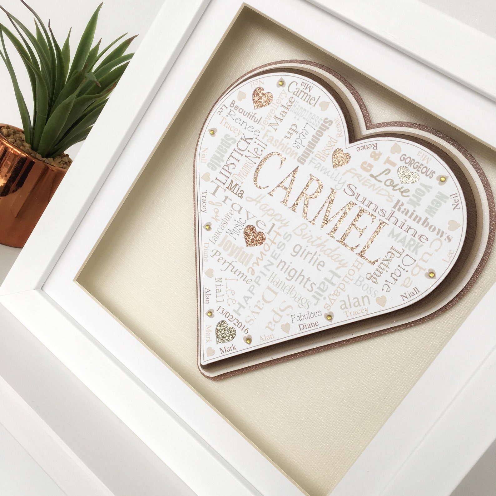 Personalised Frame Birthday Gift Gift for Her Baby Shower | Etsy