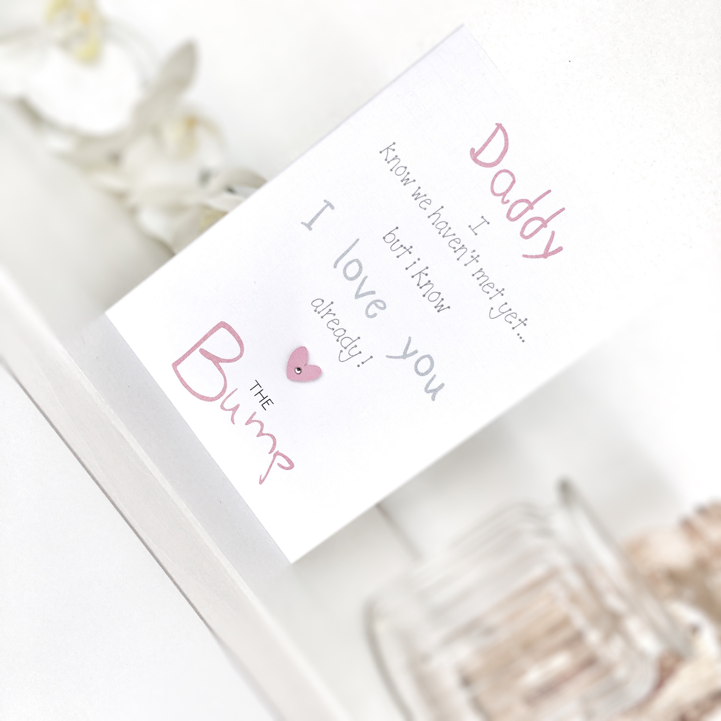 Personalised Daddy to Be Father's Day Card Daddy From - Etsy UK