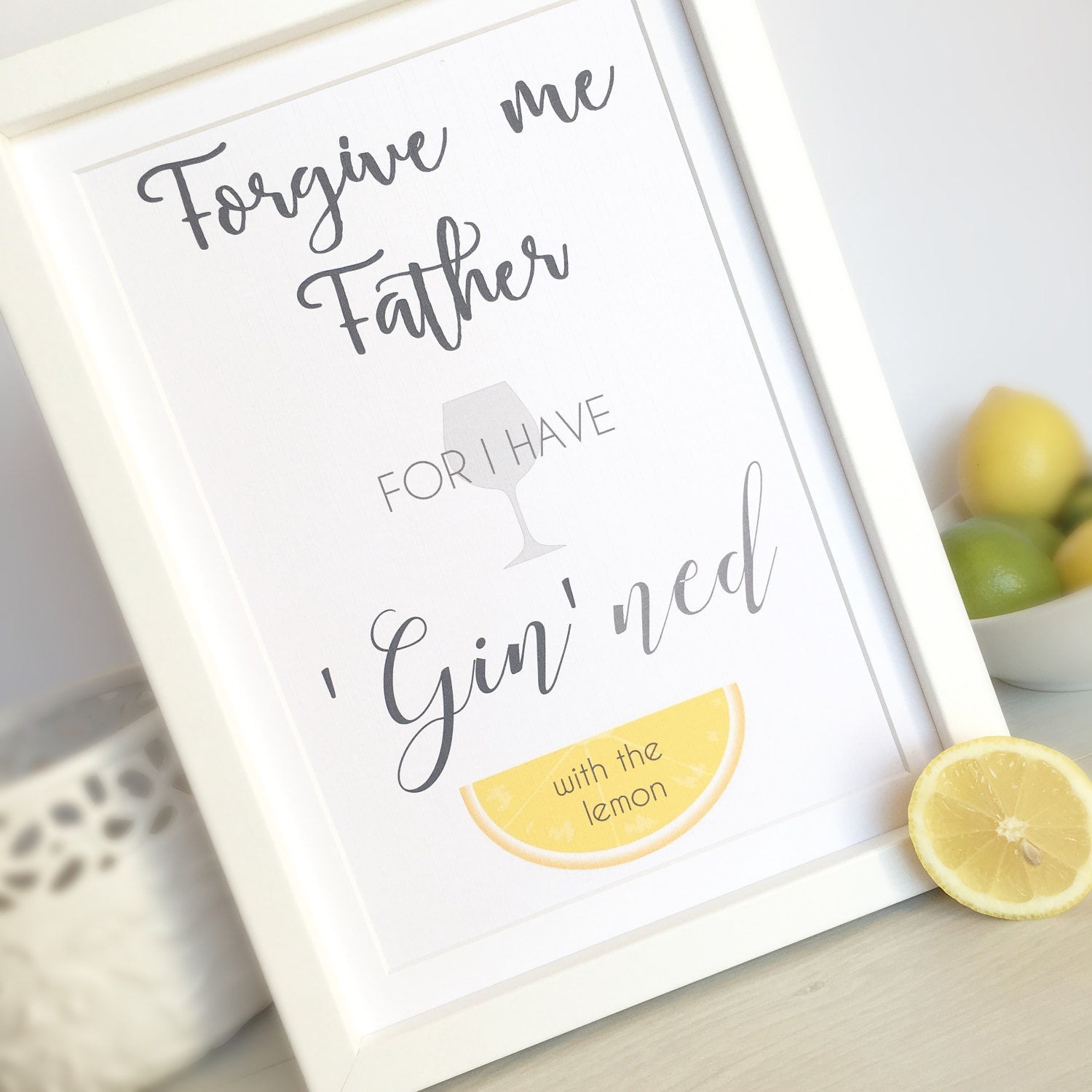 Gin Print Funny Gin Print Kitchen Art Kitchen Print Gin - Etsy