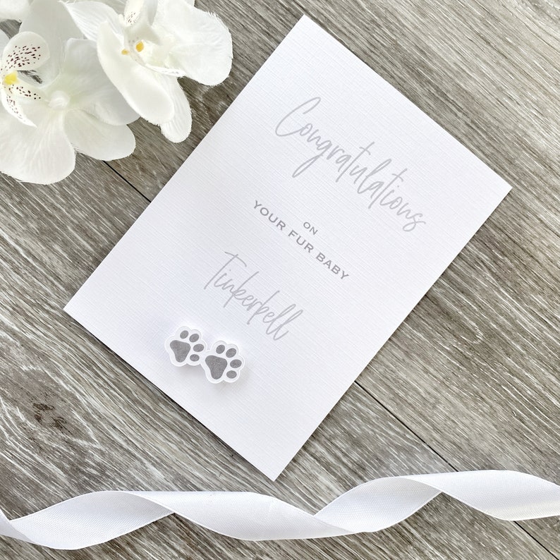 Welcome to the Family Congratulations Personalised New Pet Card, New ...