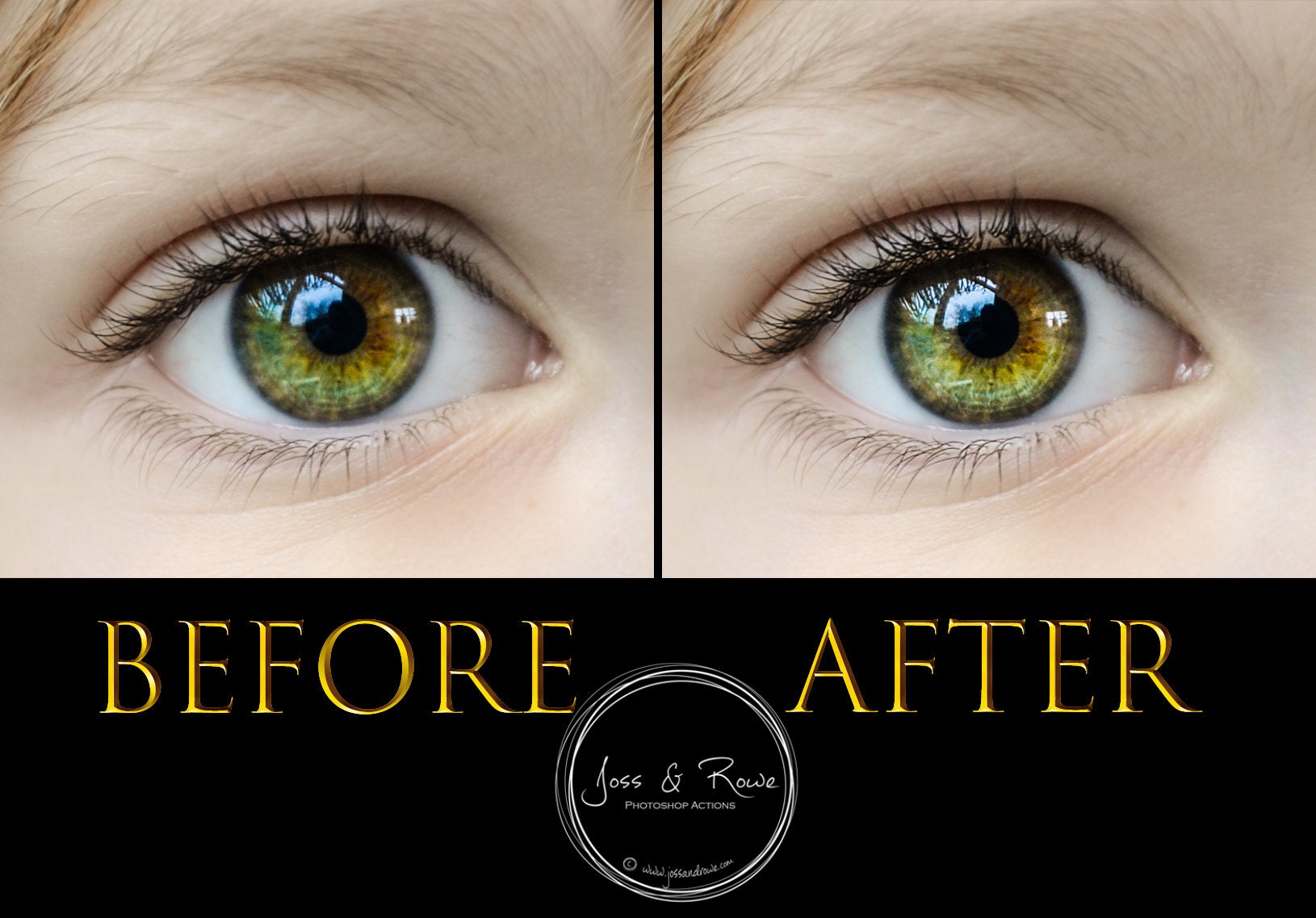 Ultimate Eye Sharpening Photoshop Action Retouch Editing | Etsy