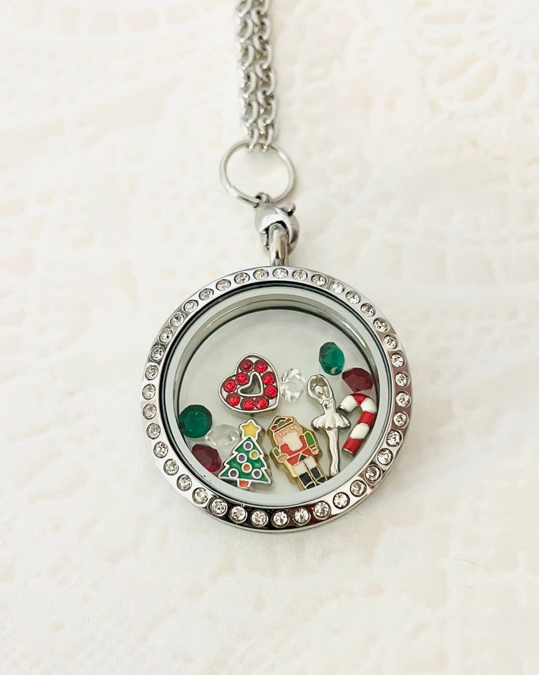 Christmas Nutcracker Ballet Large 30mm Stainless Steel With Choice of ...