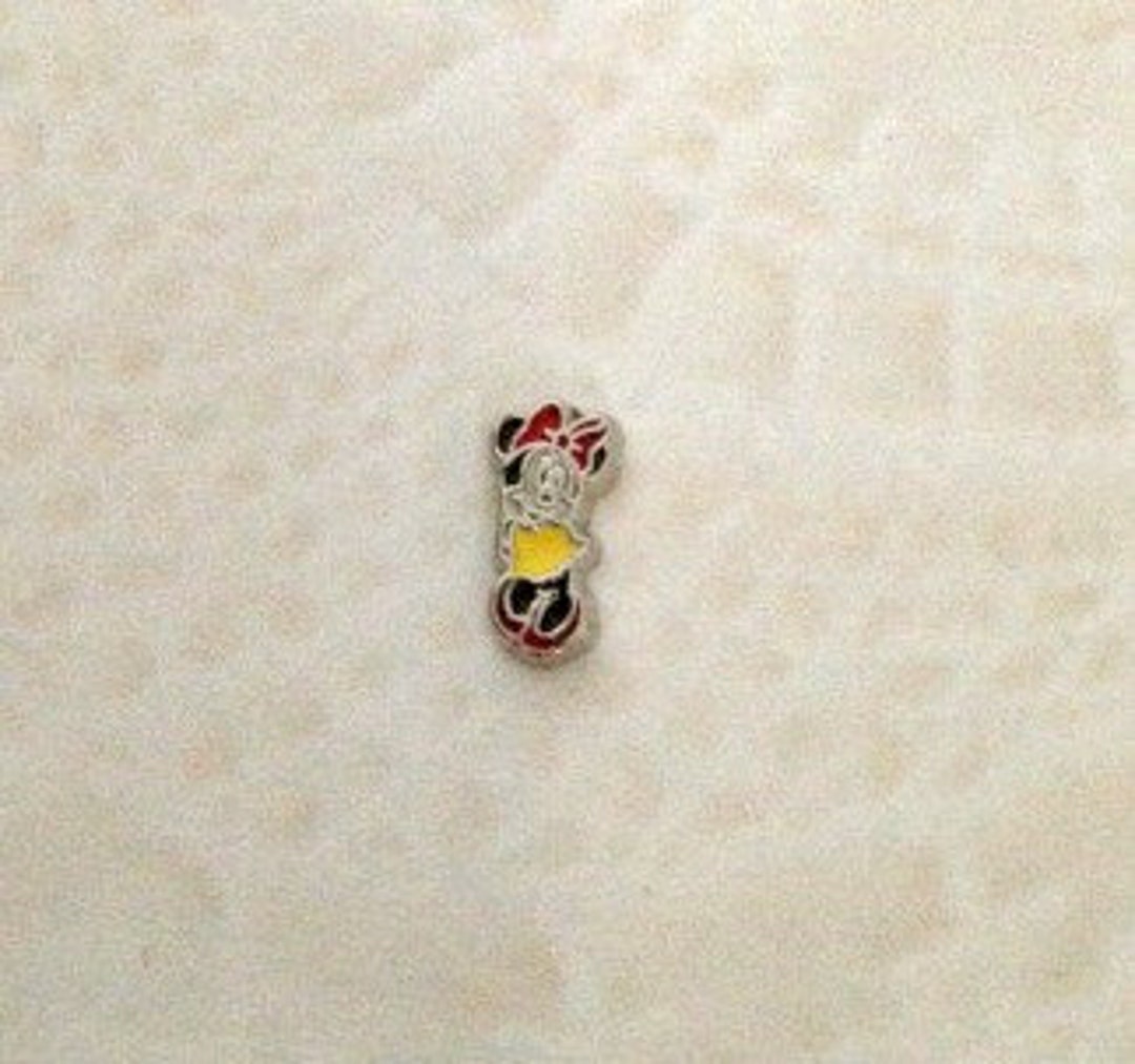 Minnie Mouse Inspired Floating Charm for Memory Lockets - Etsy
