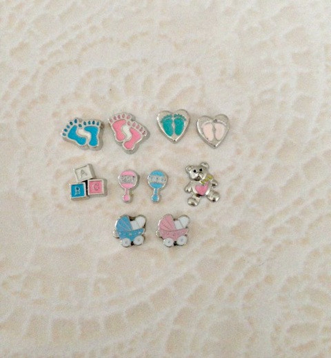 Baby Floating Charms for Memory Lockets - Etsy