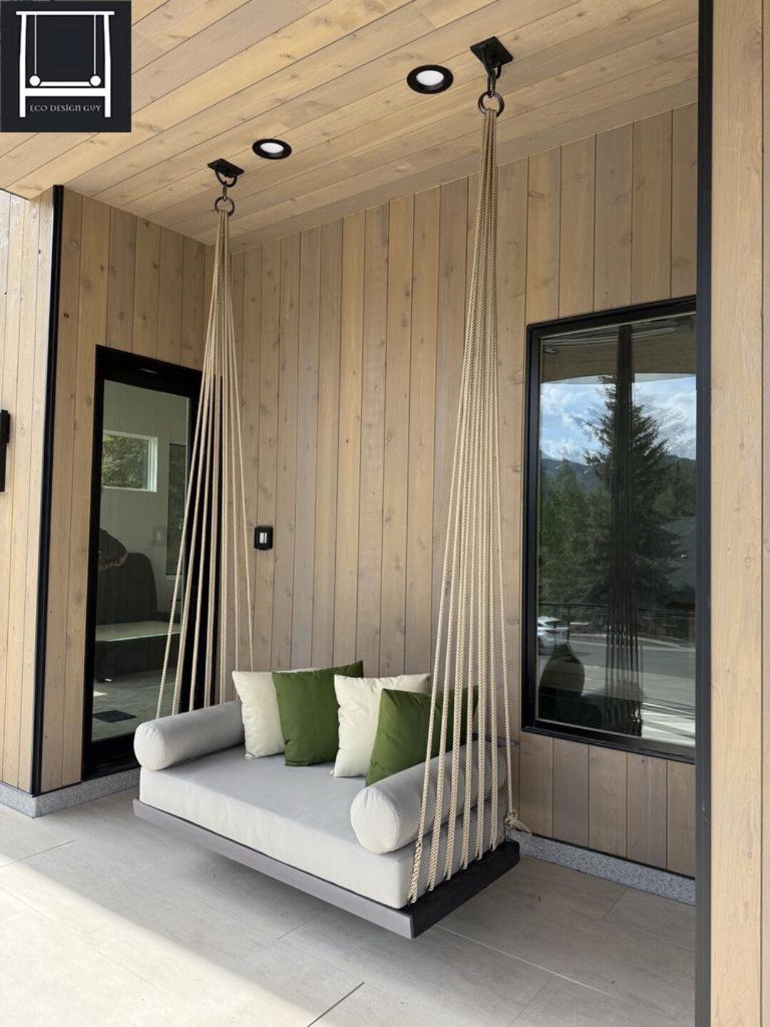 Armada Porch Swing Modern Design - Etsy