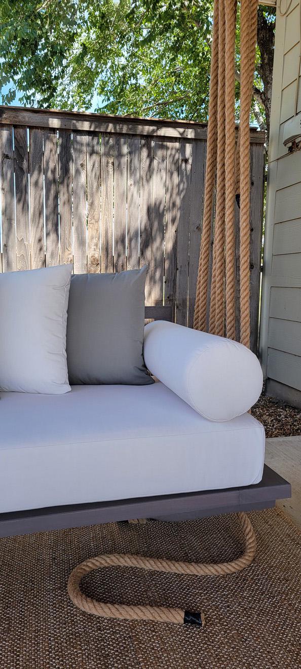 Woven Rope Porch Swing: Modern Hanging Bed - Etsy