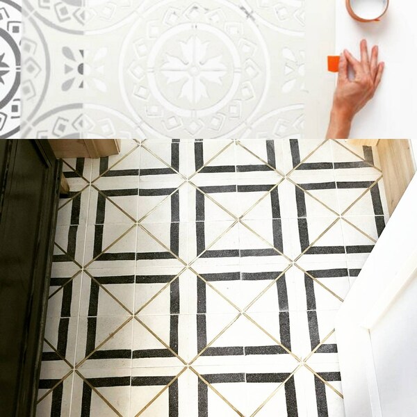 Floor Stencil - Etsy