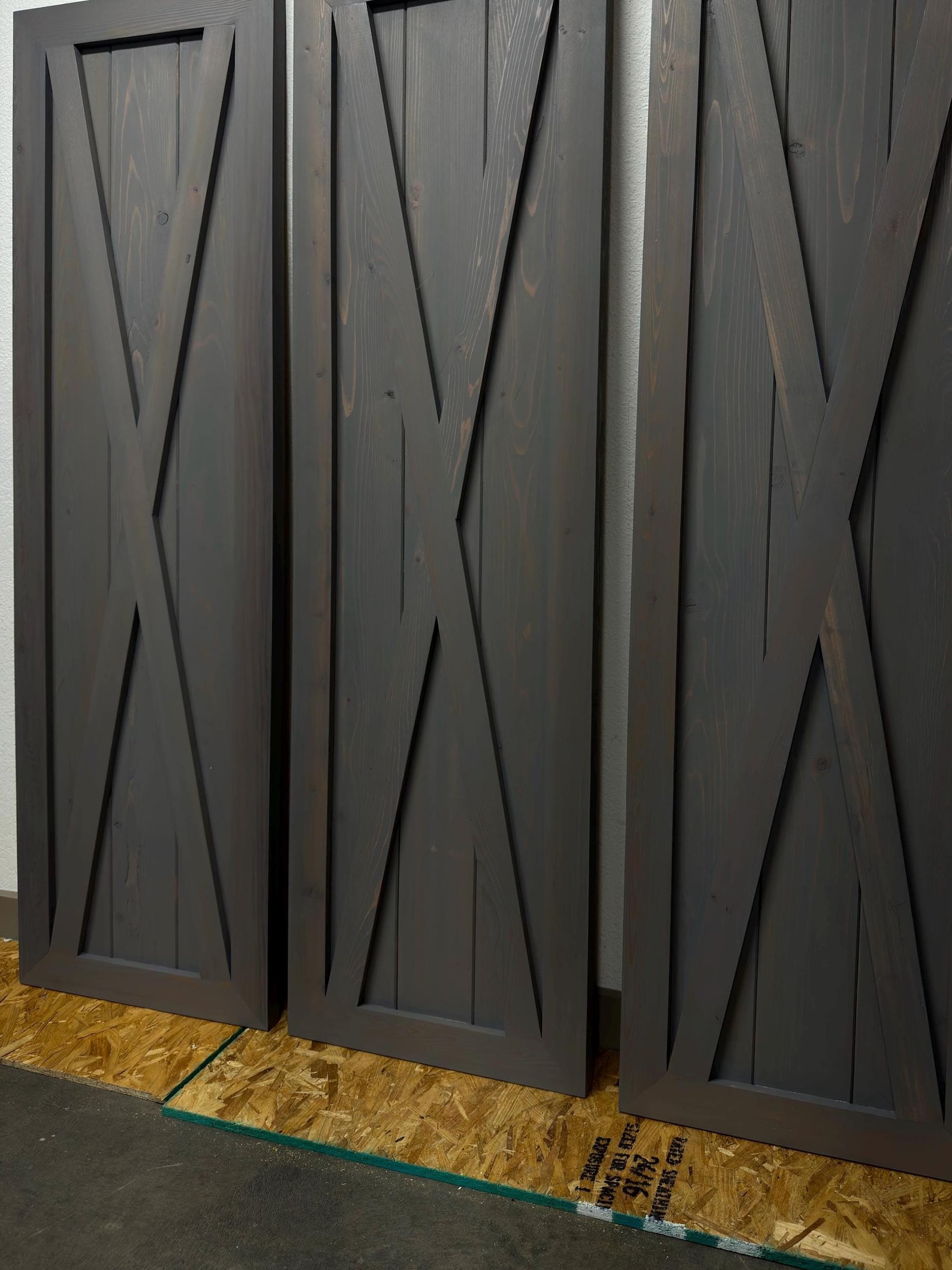 Architectural Shutters Farmhouse Style With X Cross Design - Etsy