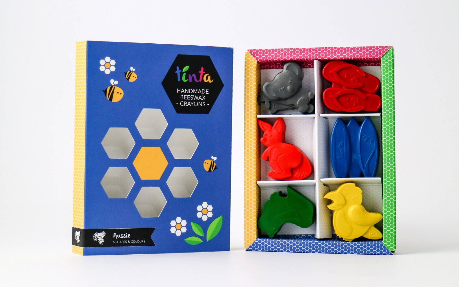 Aussie Bush and Beach Crayons Koala Kangaroo Kookaburra | Etsy