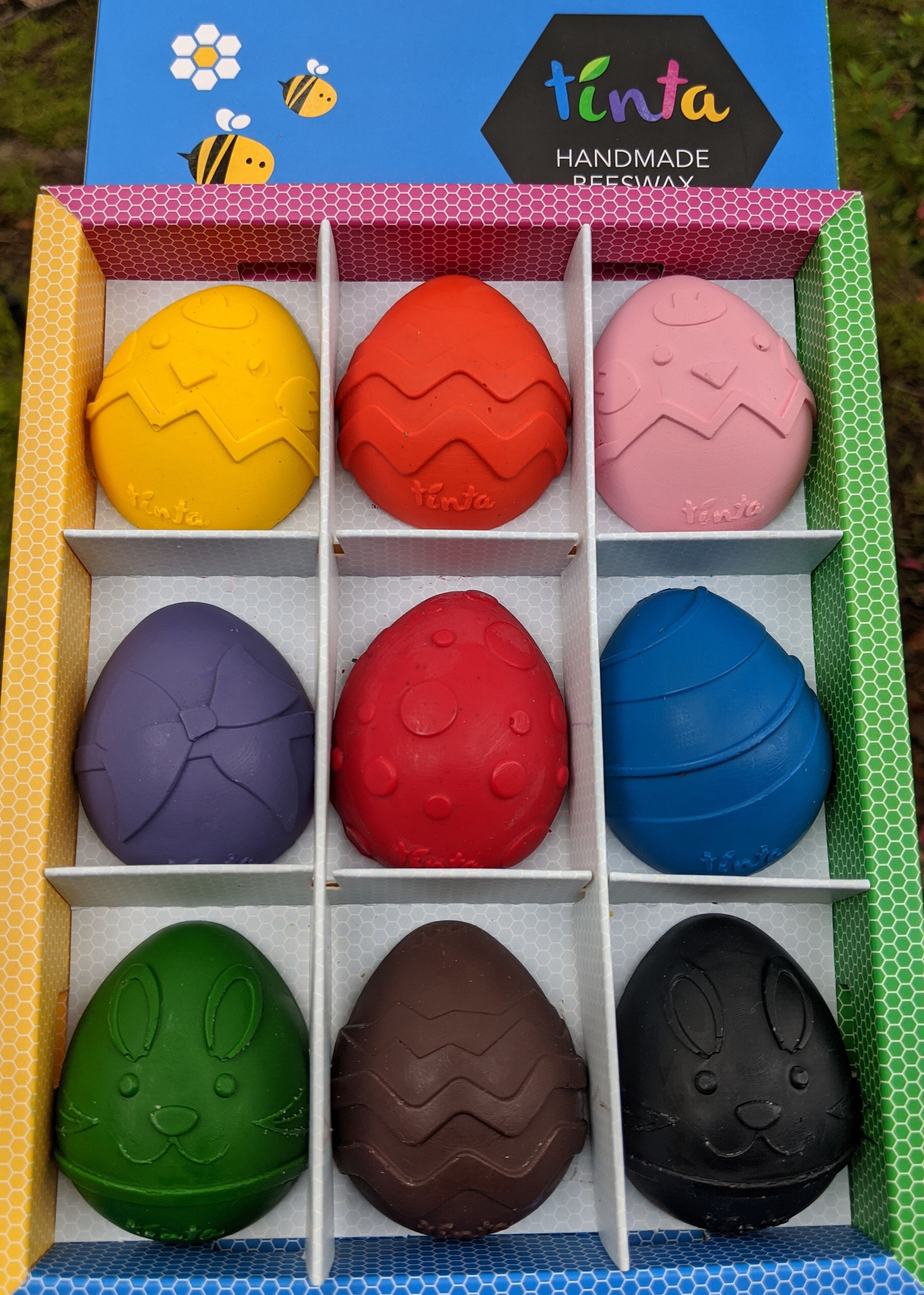 Easter Egg Crayons Beeswax Crayons Easter Gifts for Kid | Etsy