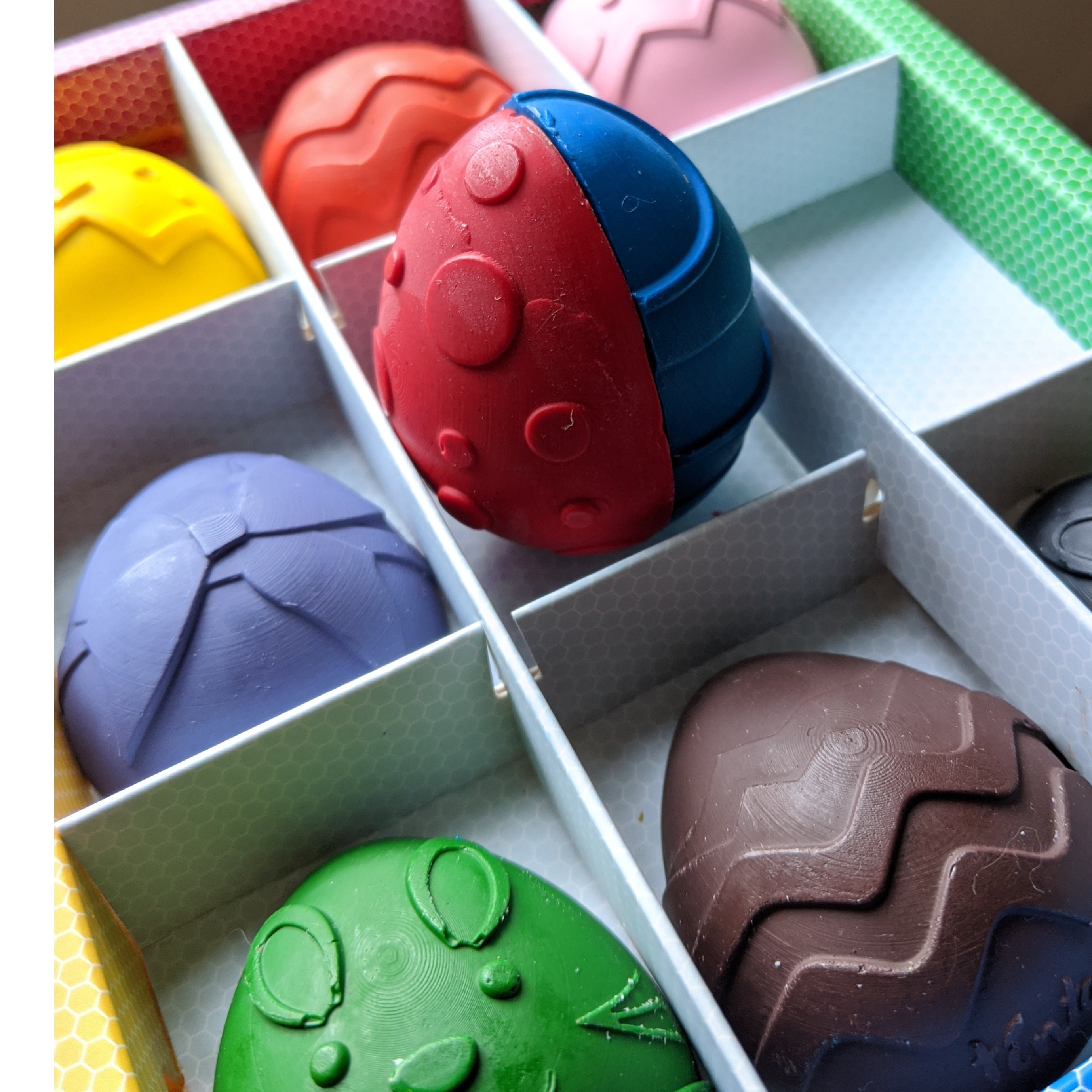 Easter Egg Crayons Beeswax Crayons Easter Gifts for Kid | Etsy